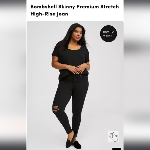 torrid | Jeans | Torrid Bombshell Skinny Premium Stretch Highrise Jeans ...